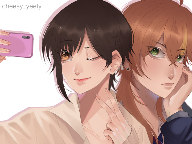 Akito and ena! - ibisPaint