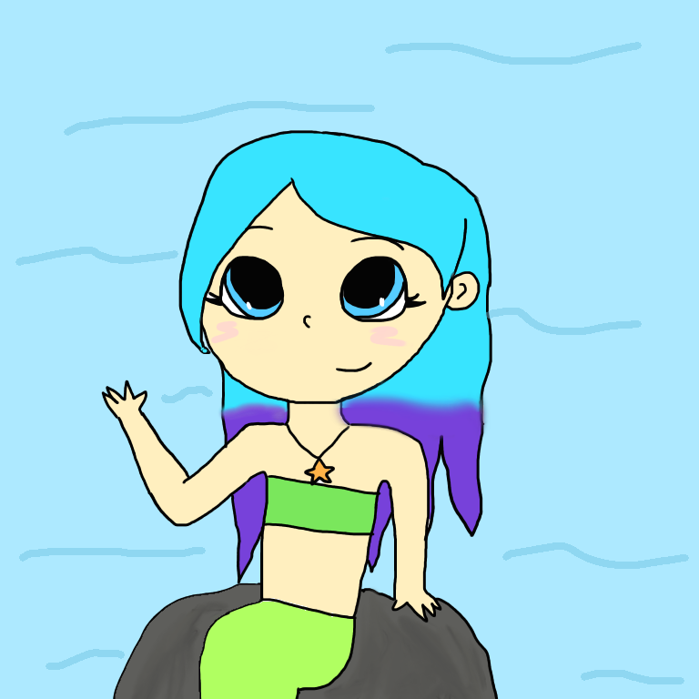 Mermaid-Quick Speed Art - ibisPaint