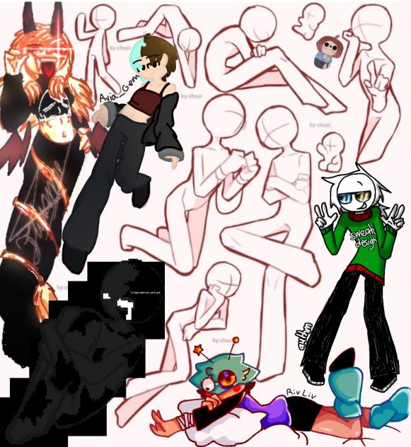 pose collab - ibisPaint