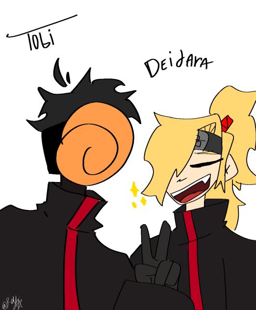 Tobi and Deidara - ibisPaint