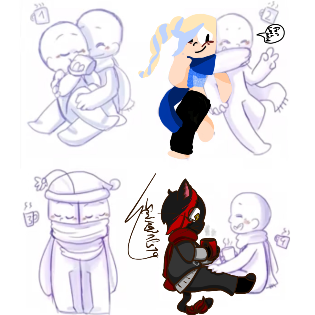 winter collab - ibisPaint