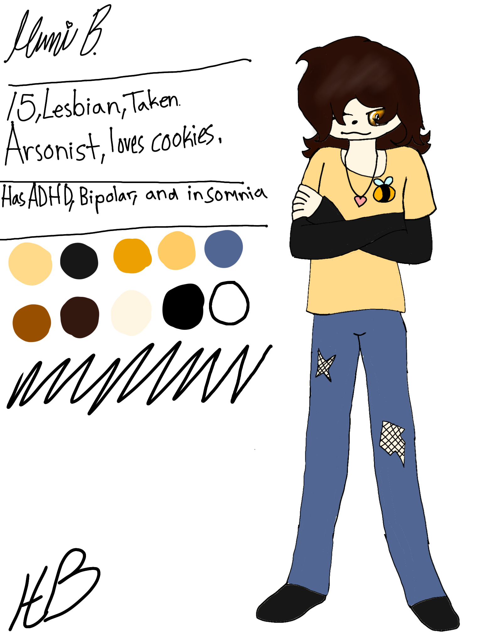 Hunis official ref sheet - ibisPaint