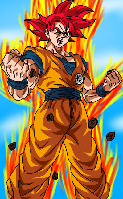 goku ssg - ibisPaint
