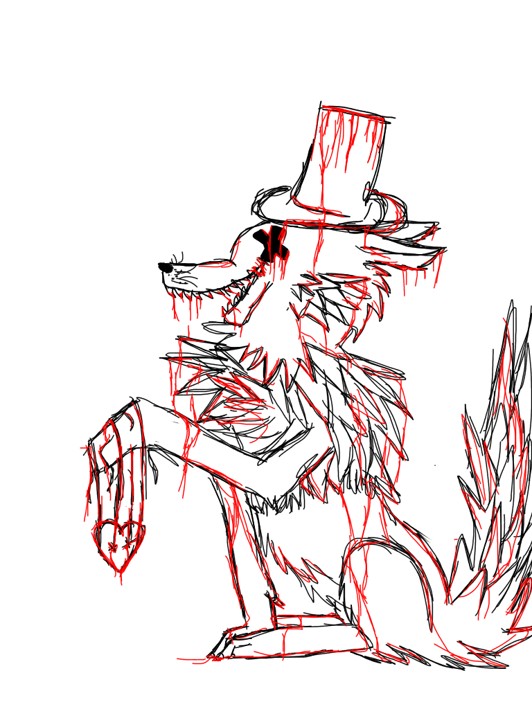 heartless wolf (speed draw) - ibisPaint