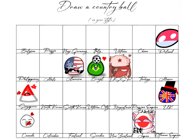 Country Ball Collab - ibisPaint