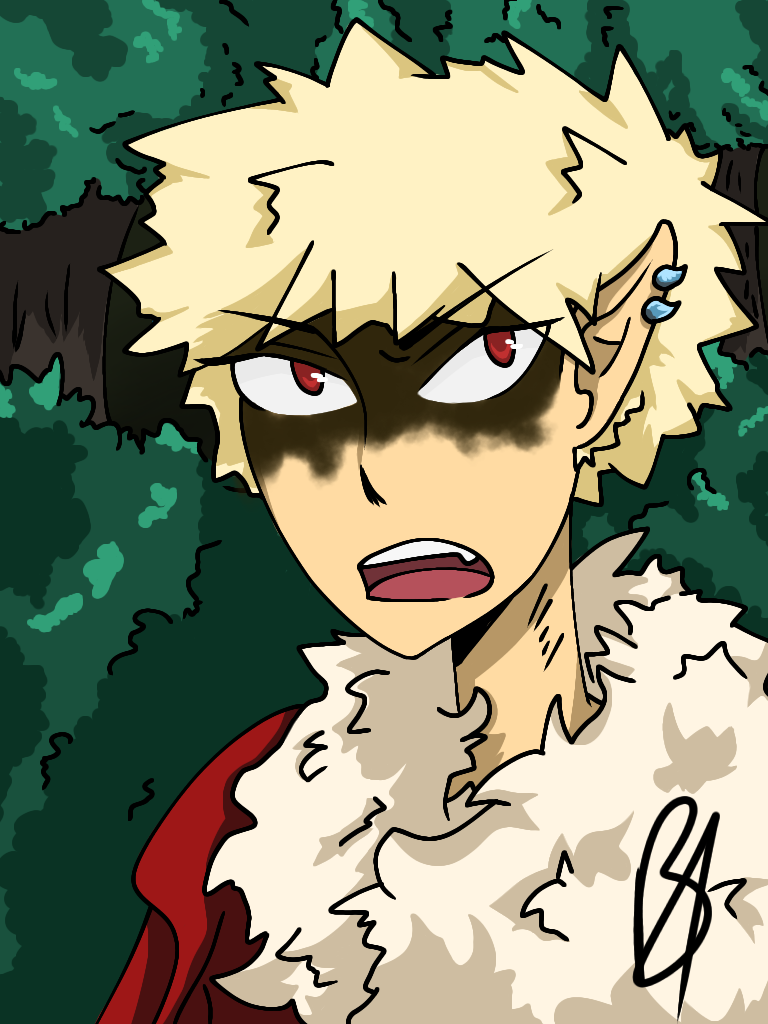 Katsuki Bakugo Fantasy AU - ibisPaint