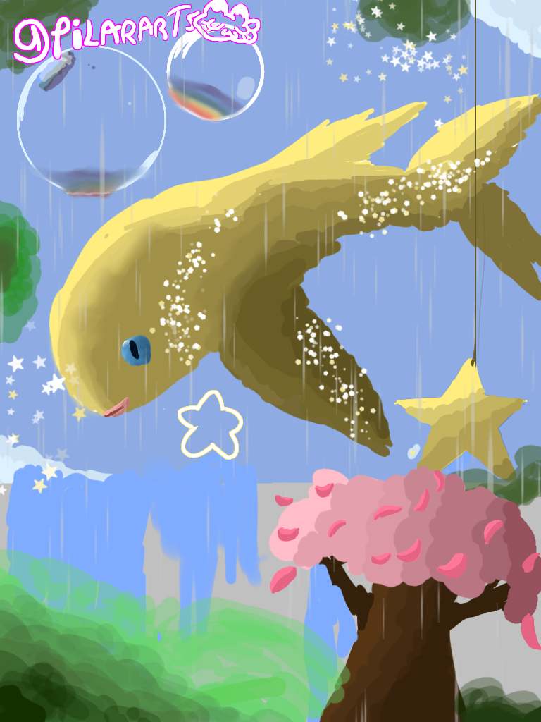 gold fish - ibisPaint