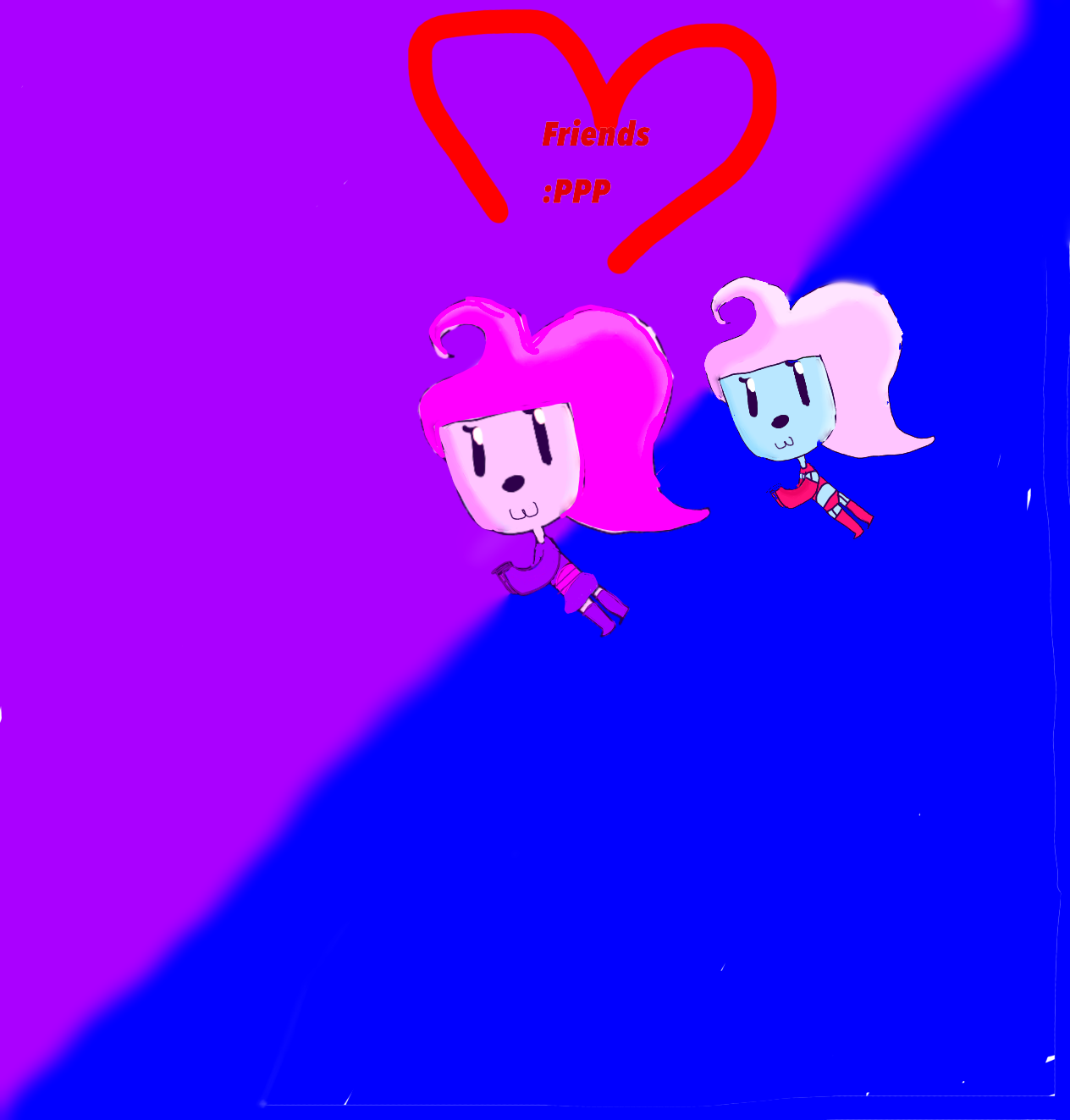 Cathy and my oc speed paint - ibisPaint