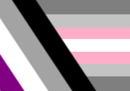 Asexual and Demi-Girl Flag - ibisPaint