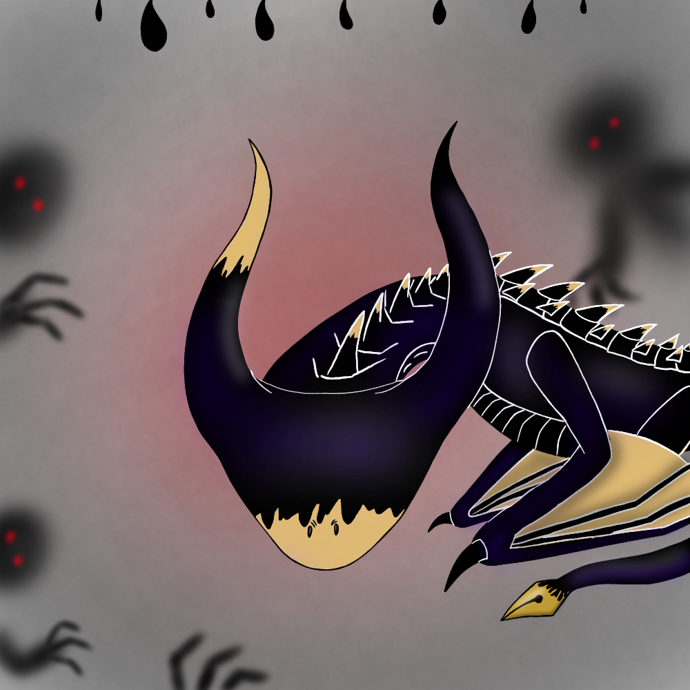 Ink Demon Dragon - ibisPaint
