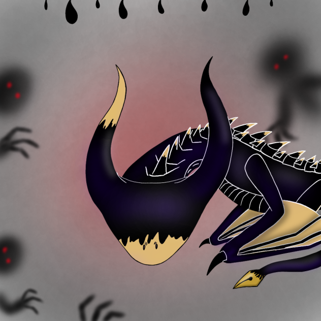 Ink Demon Dragon - ibisPaint