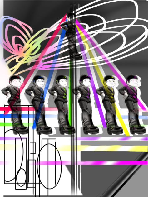 six same faces - ibisPaint