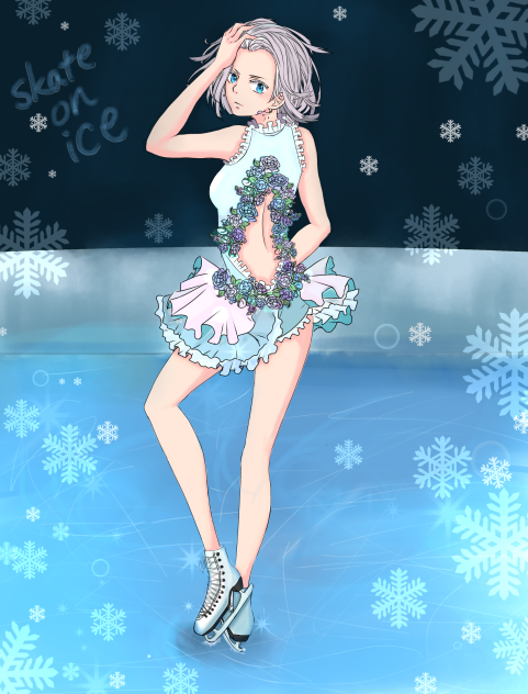 skate on ice - ibisPaint