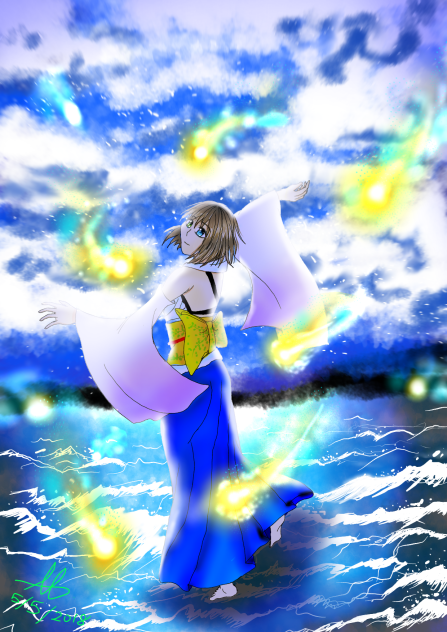 Final fantasy yuna - ibisPaint