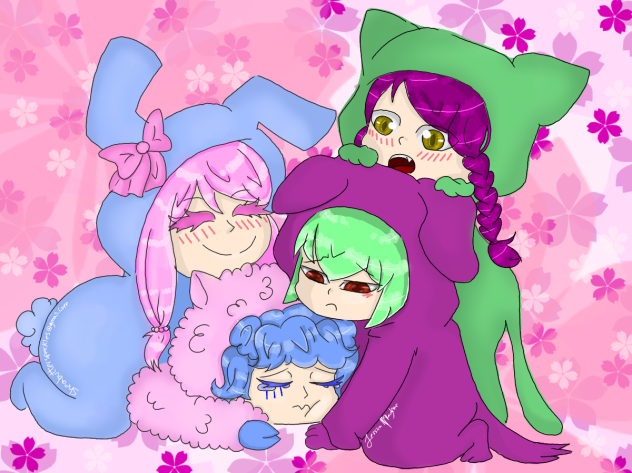 cuddle time - ibisPaint