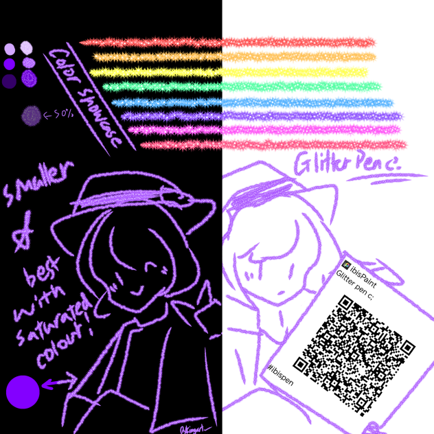 Glitter Pen c; 閃粉筆 - ibisPaint