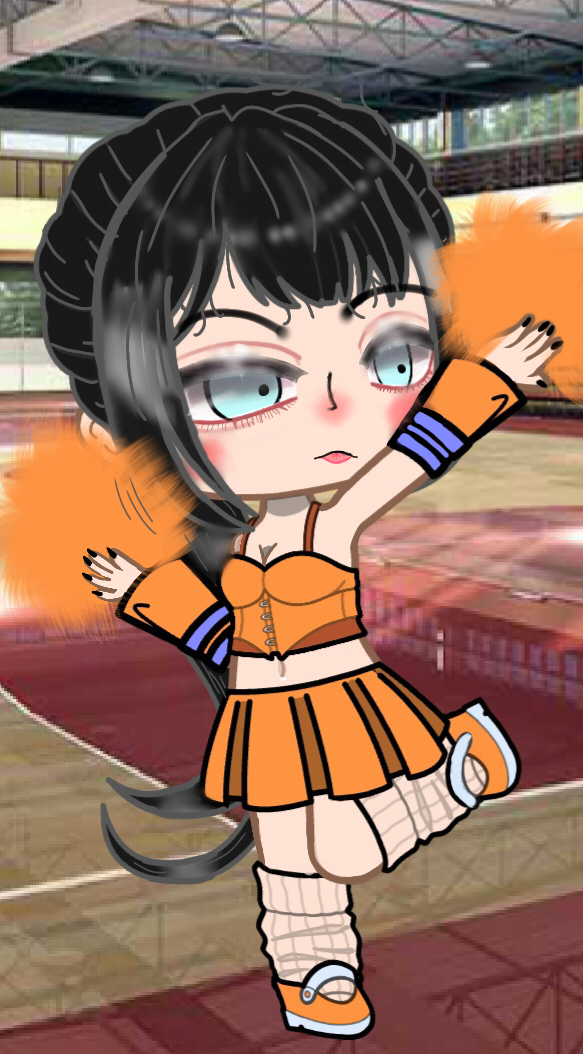 she's looking at her crush 😏 - ibisPaint