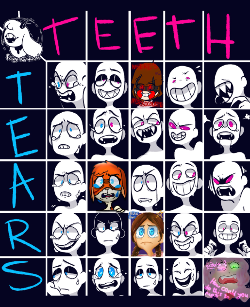Teeth and Tears Challenge - ibisPaint
