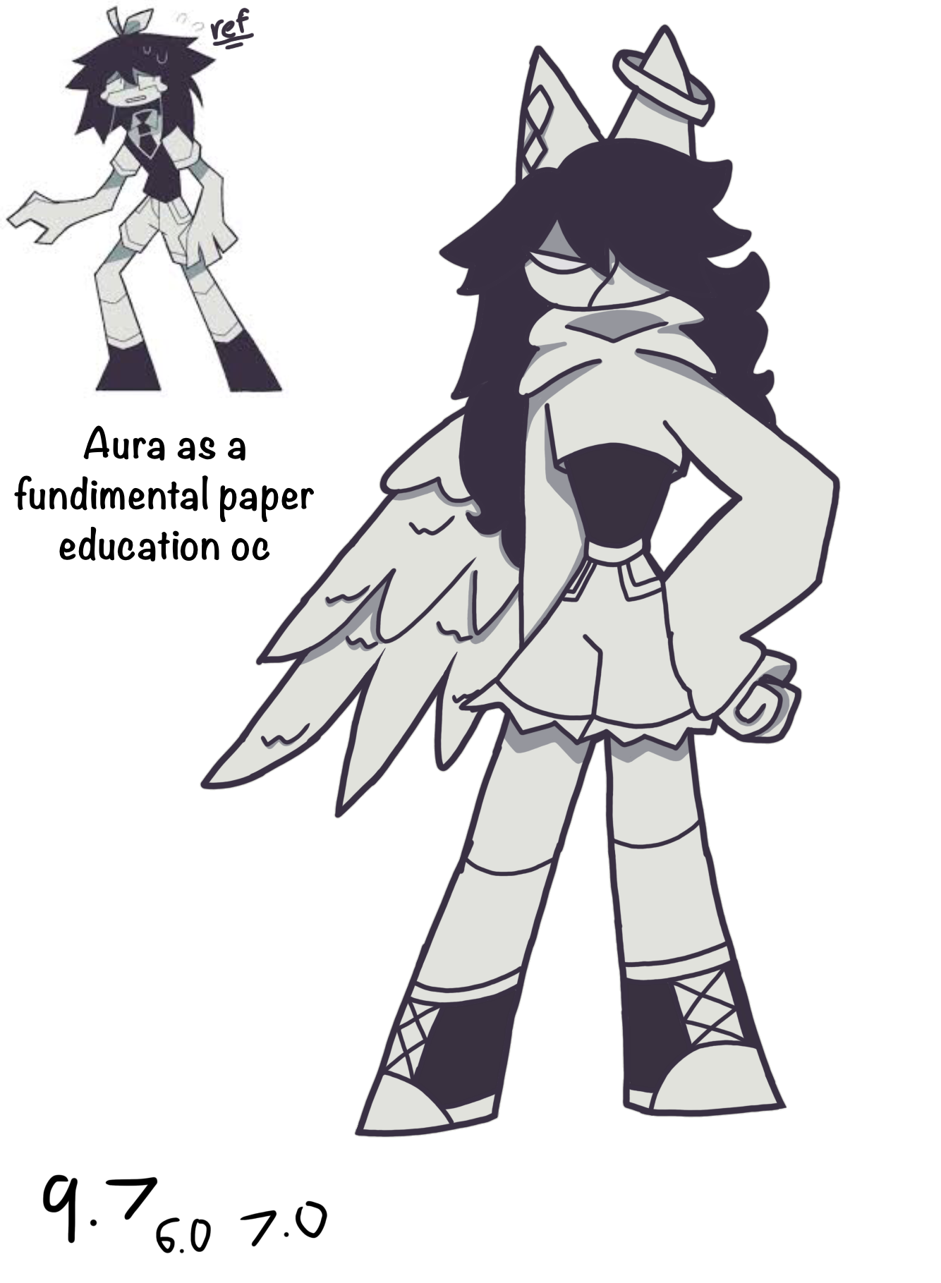 Aura as a fundimental paper education oc - ibisPaint