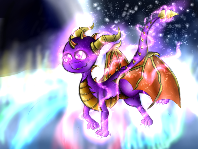 Magic power spyro - ibisPaint