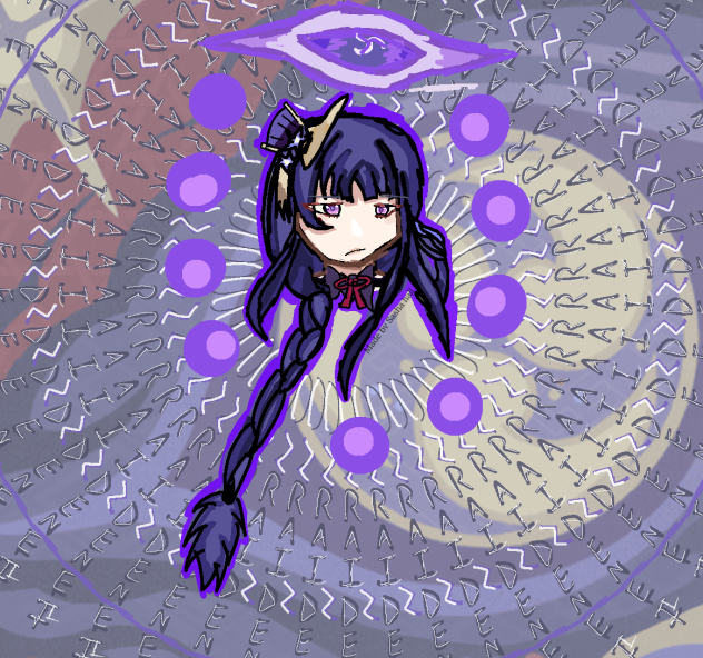 Raiden ei from genshin - ibisPaint