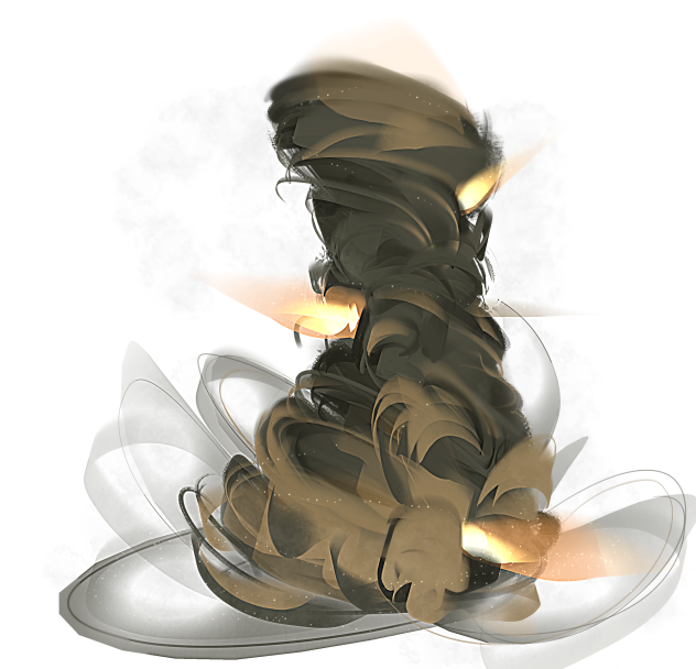 explosion aftermath smoke - ibisPaint