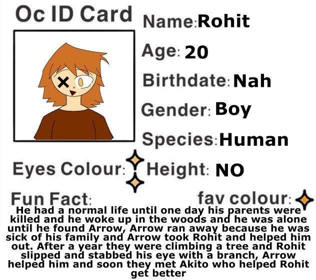 Rohit OC card - ibisPaint