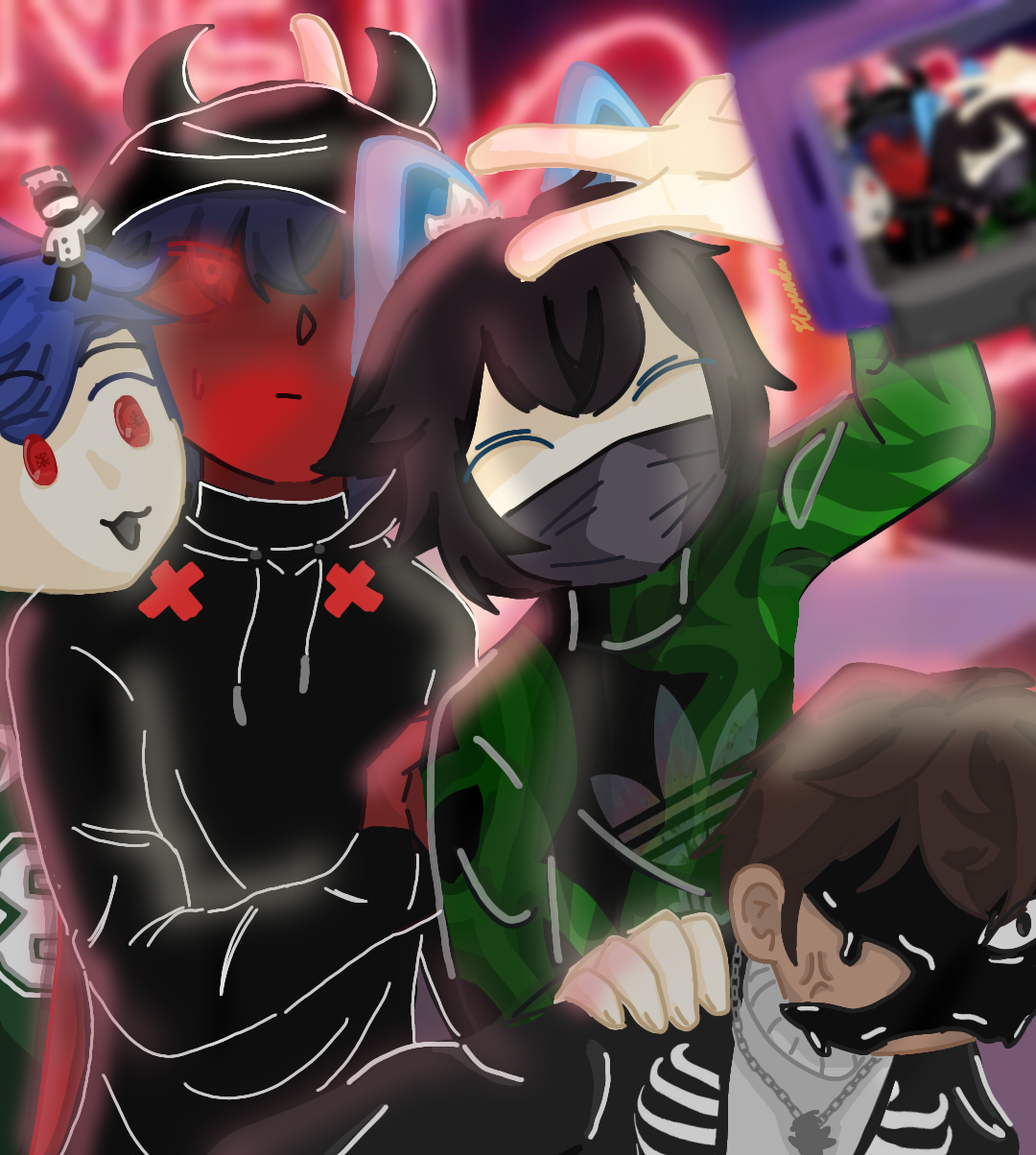 Roblox Bro-lan and they bro - ibisPaint