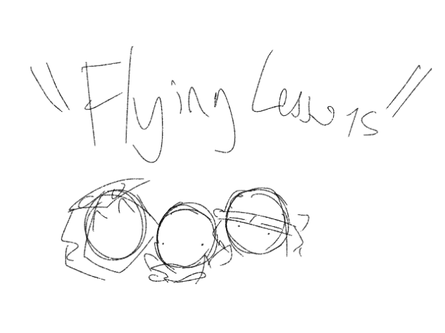 “Flying Lessons” Part 1 and 2 unfinished - ibisPaint