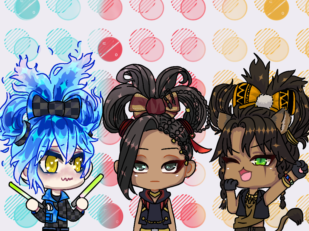 Disney_ Idia, Jamil, Leona - ibisPaint