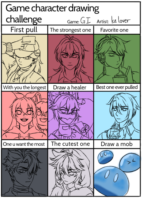 Game Character Drawing Challenge - ibisPaint