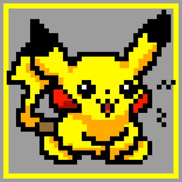Pixel Pikachu! • - ibisPaint