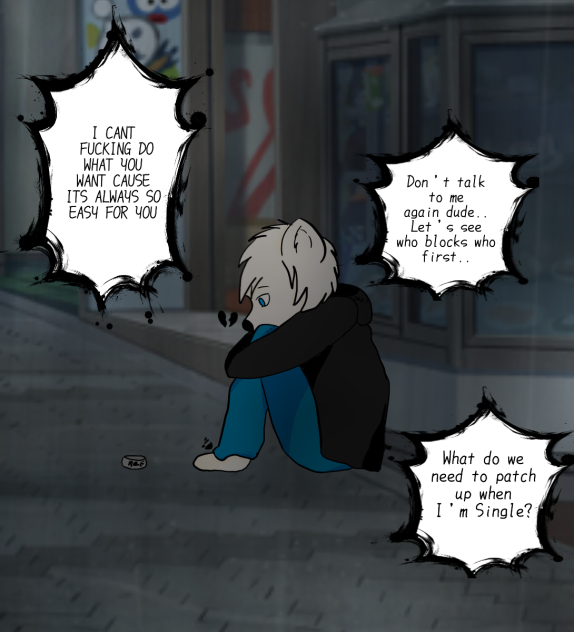 abuse broken heart Micheal - ibisPaint