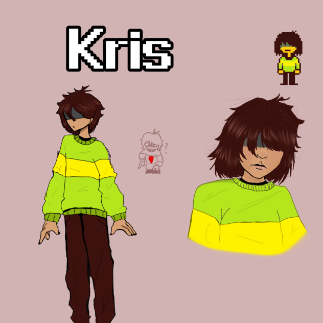 Kris deltarune - ibisPaint