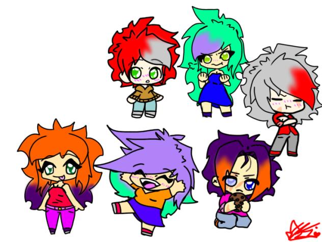 I made new characters!!! - ibisPaint