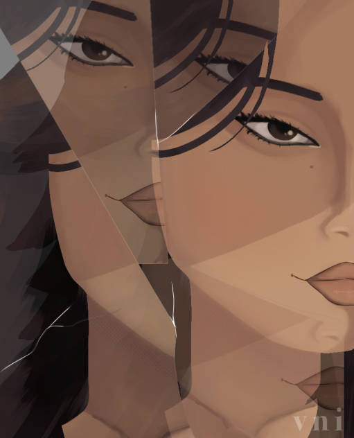 Mirror cracks - ibisPaint