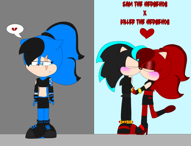 Sam cheating on ty ty with evil twin - ibisPaint