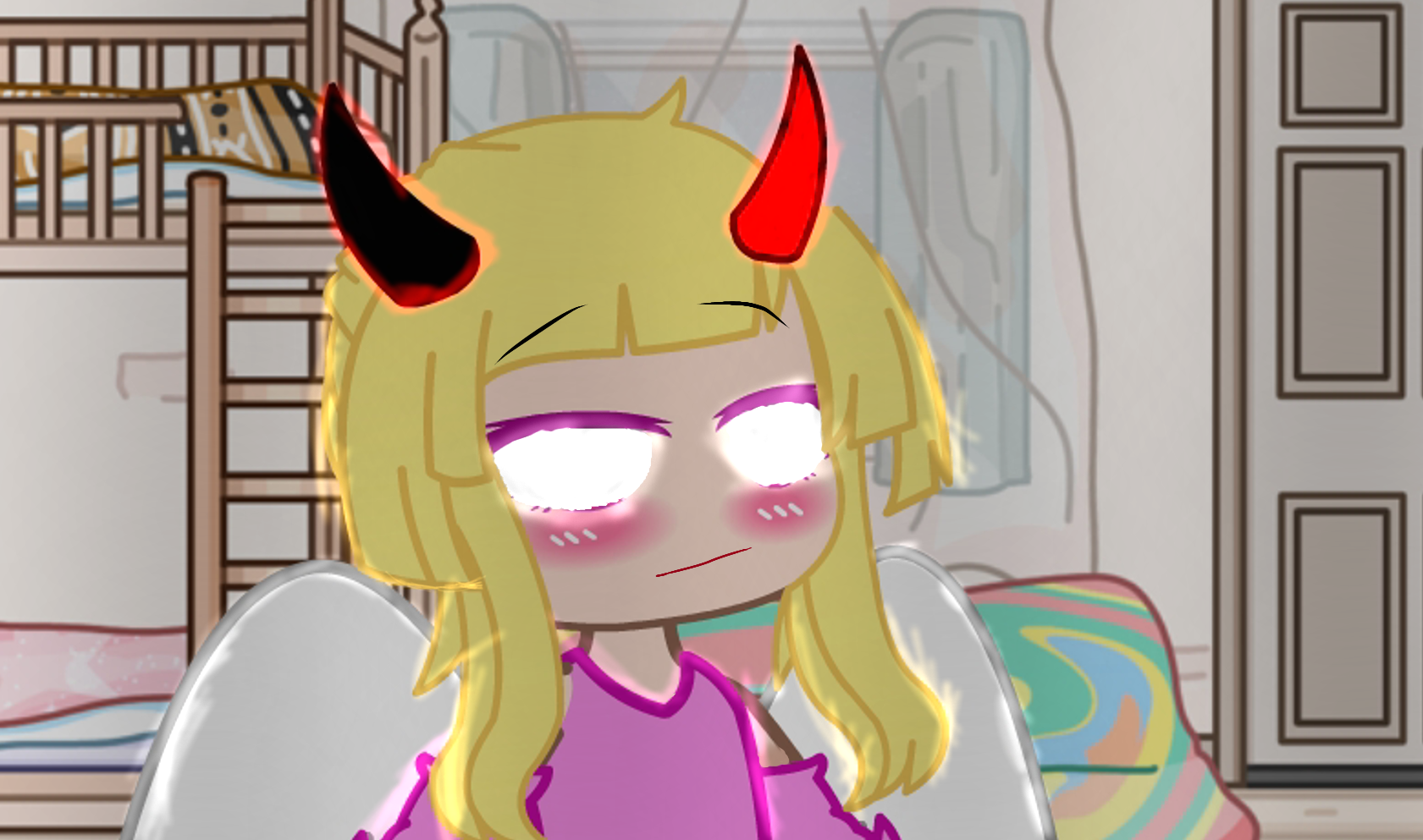 shining angel and demon - ibisPaint