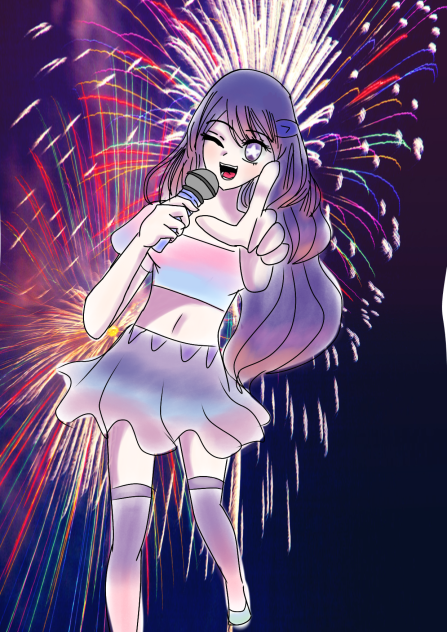 oshi no ko hoshino oc - ibisPaint