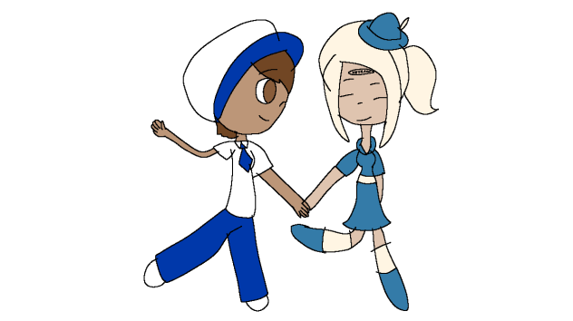 Nimble and Tickles trace Elena - ibisPaint