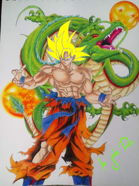 dragón ball - ibisPaint