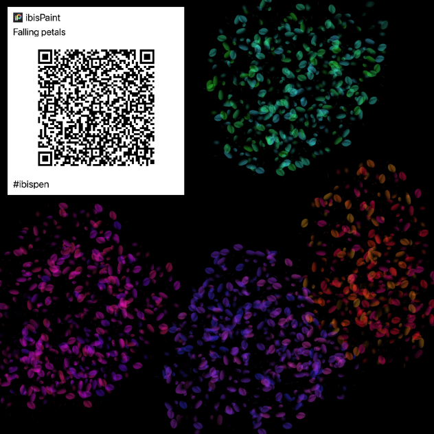 Falling petals brush 🧚🏻‍♀️💕 - ibisPaint