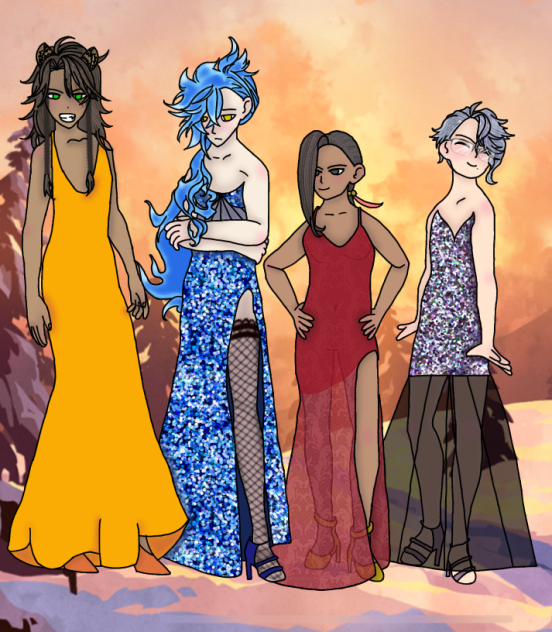TWST dresses @Realvilloniboutique - ibisPaint