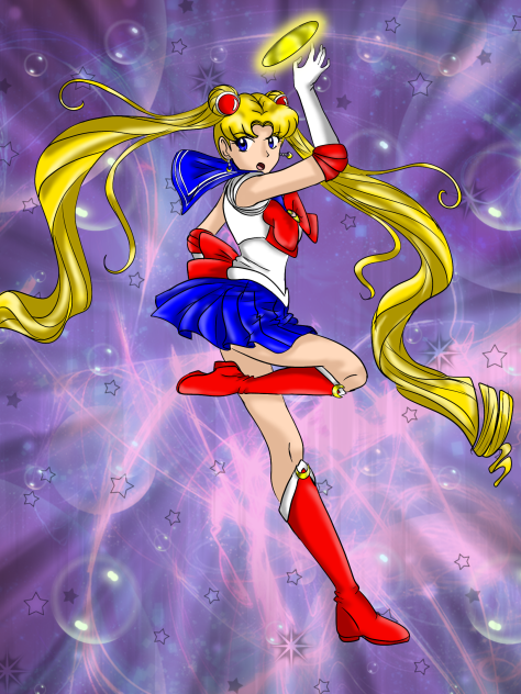 Moon Tiara action - ibisPaint