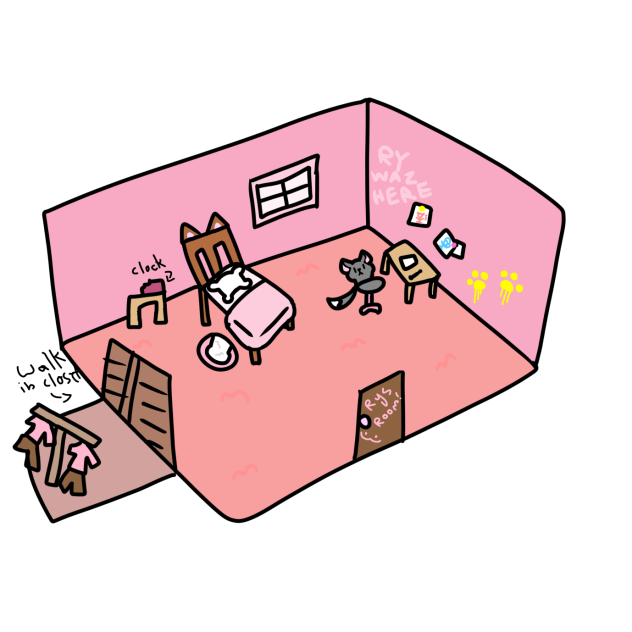 Doodle of Rys room - ibisPaint