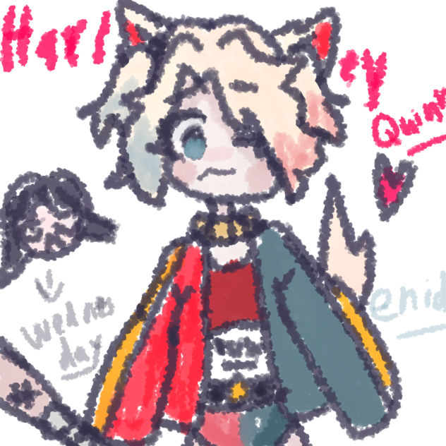 enid→harley quinn - ibisPaint