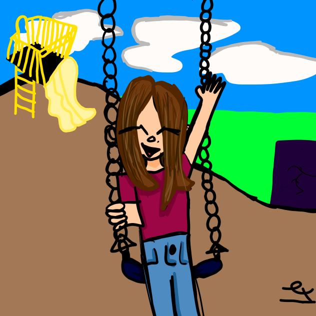 me at the playground - ibisPaint