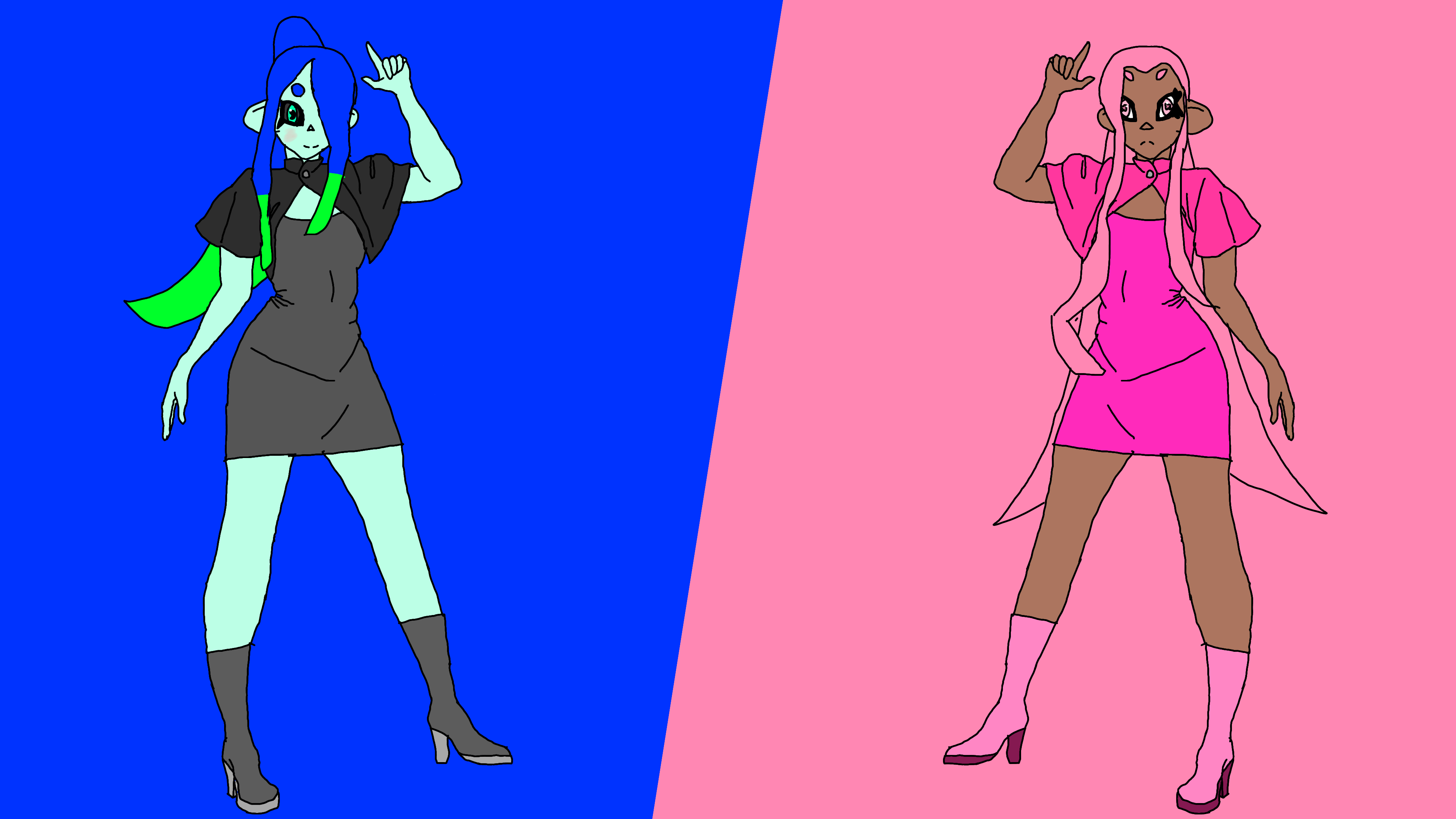 My idols Susan and Samantha! - ibisPaint