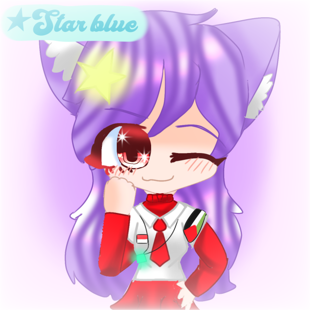 Star blue - ibisPaint