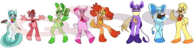 Smiling Critters - ibisPaint